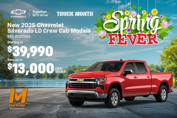 Chevrolet New Car Specials | Glenwood Chevrolet dealer in Glenwood MN